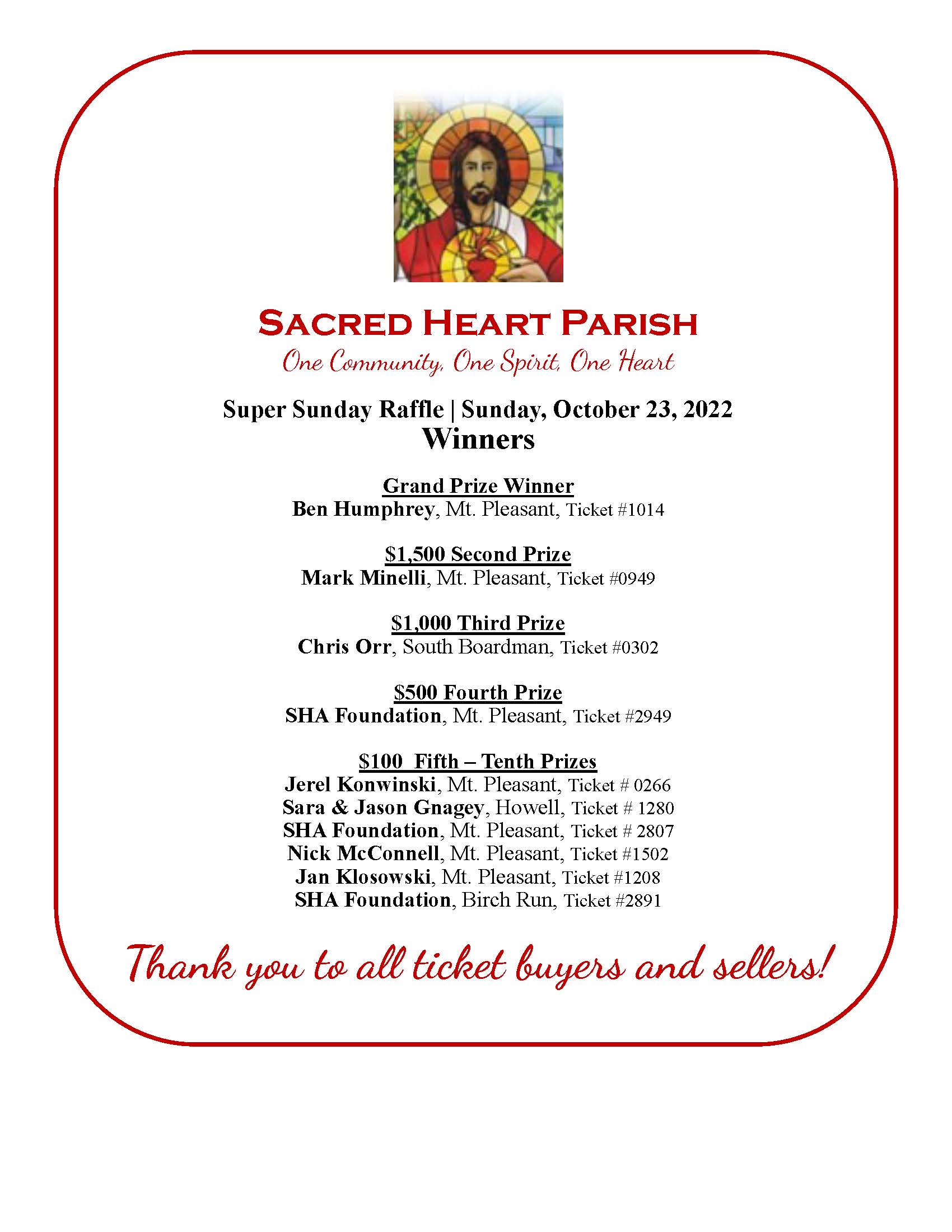 News/Events - Sacred Heart Parish